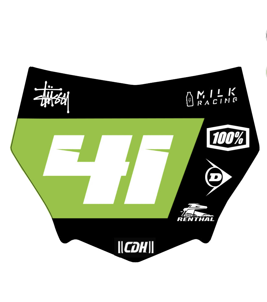 MOTOCUTZ Number Plate Decal – Custom Motocutz Plate Decal | Custom ...