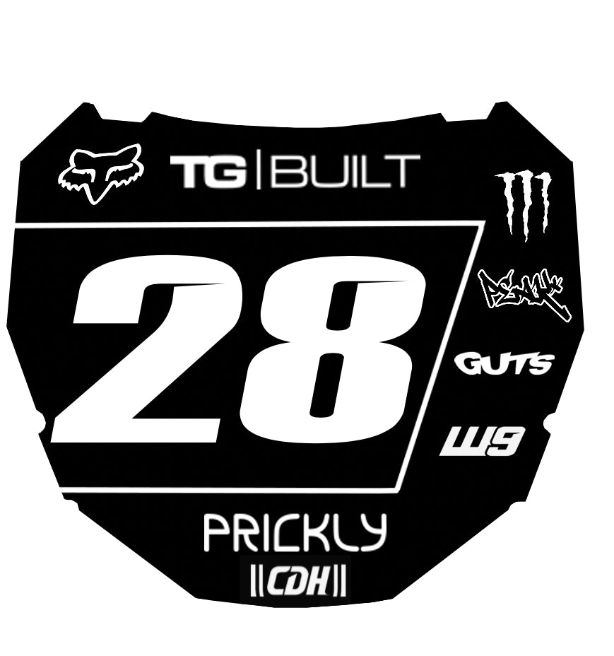 Odi plate decal, ODI Number Plate Decal Custom Decal House – Custom ...