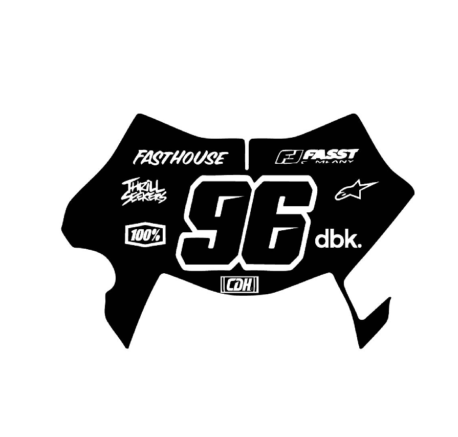 Surron Ultra Bee Plate Decal – Custom E-Bike Number Plate Graphics ...