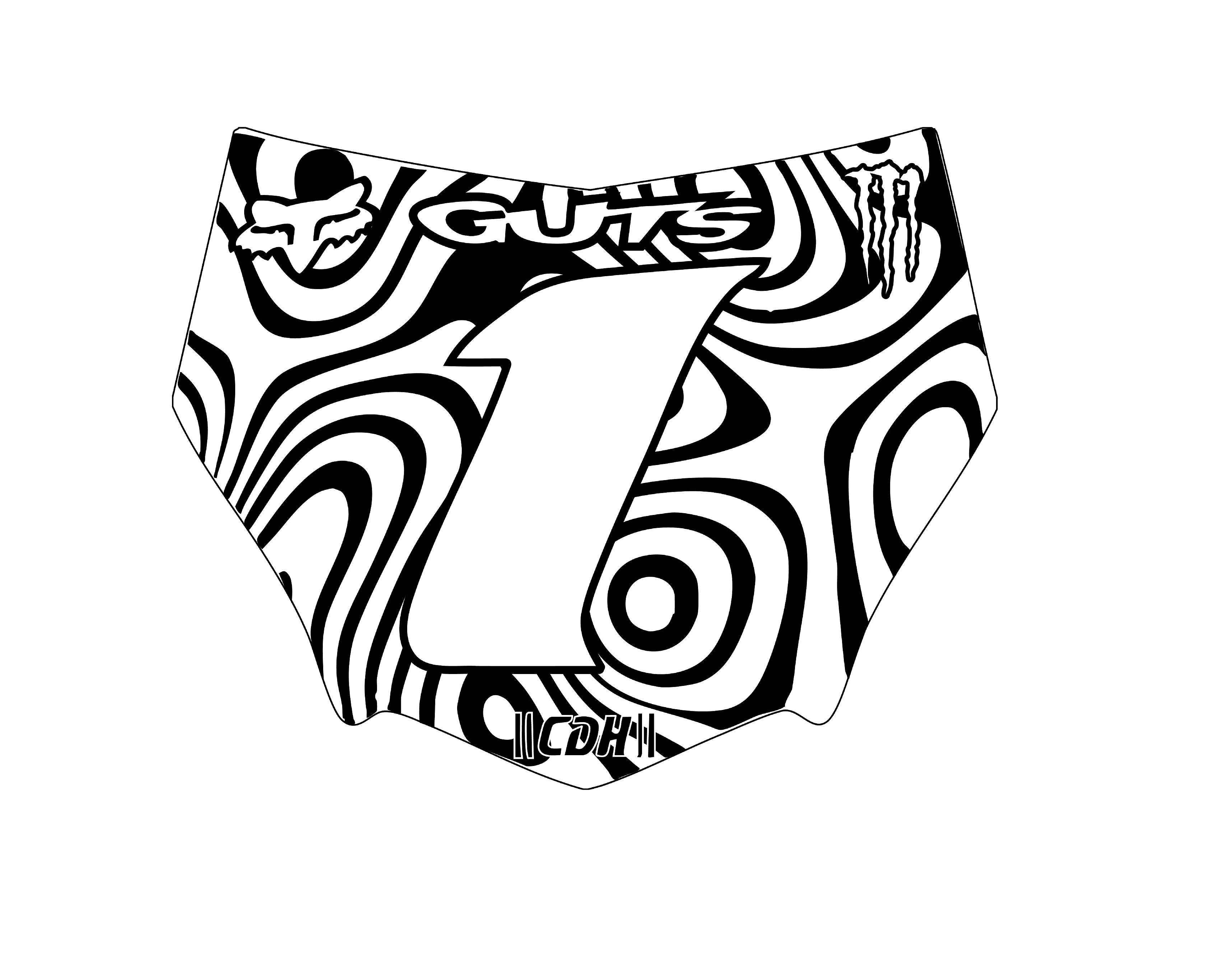 MOTOCUTZ Number Plate Decal – Custom Motocutz Plate Decal | Custom ...